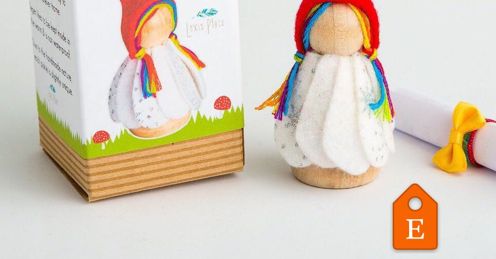 Cornish Piskie, Tegen, Wooden Doll, Piskie Figurine, Pixie, Piskie ...