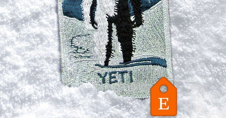 YETI Patch Cryptozoology Tracking Society Yetti Abominable Snowman ...