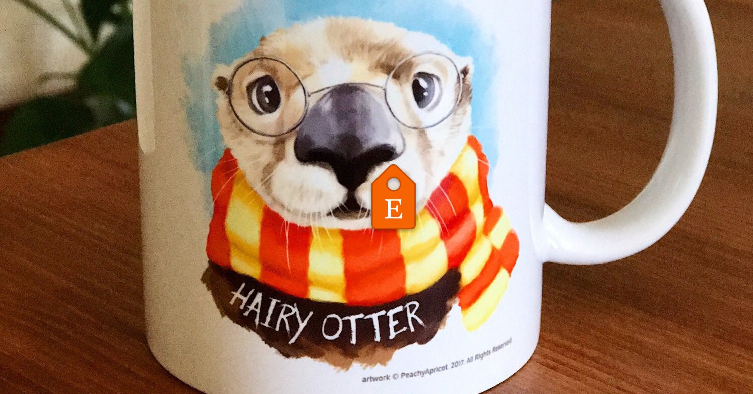 Hairy Otter Mug Otter Mug Cute Animal Mug Funny Sea | Etsy