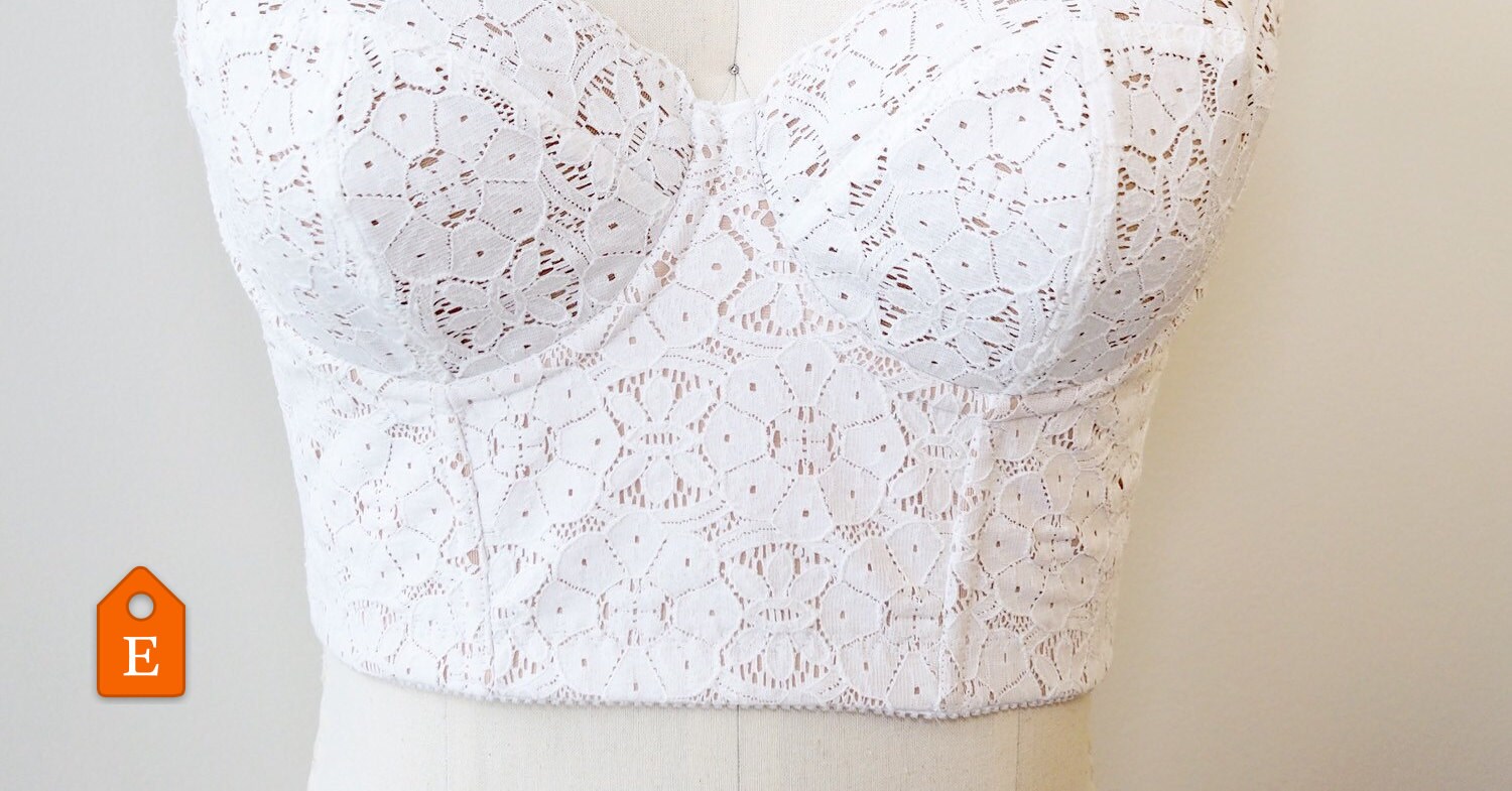 Instant Download PDF Lingerie Sewing Pattern for a Strapless Long Line ...