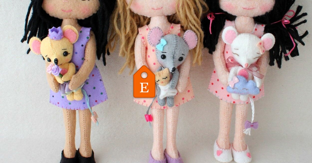 Complete Set of Pdf Patterns for Pocket Poppet Doll and Outfits - Etsy