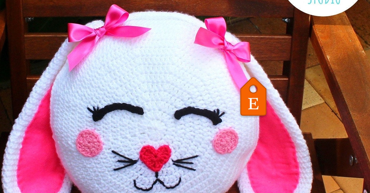 Crochet Bunny Pillow Pattern Crochet Rabbit Pillow Pattern - Etsy Australia