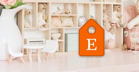 Maileg Mouse Display Shelf Small Wooden Castle Shaped Shelf for Maileg ...