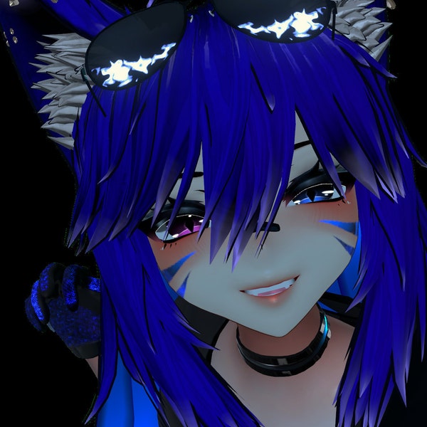 Animal Vtuber Model Premade Model for Vtube Studio Animated, Emote ...