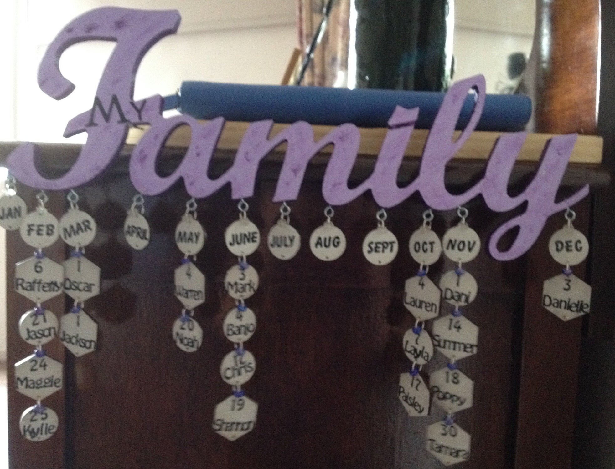 CustomFamilyCalendar - Etsy