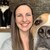 That 70’s Dog Collar, Maritime, PEI, Brown, Pink, Flowers, Green ...