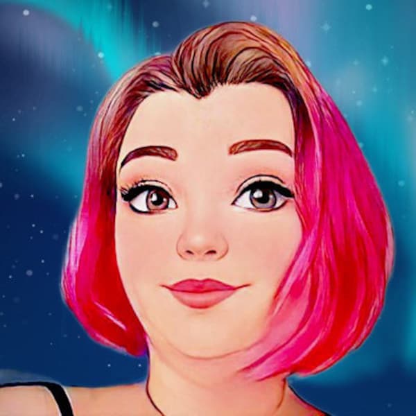 Celestial Purple Liquid Cat Botle Twitch Sub Bit Badges / Kawaii Magic ...