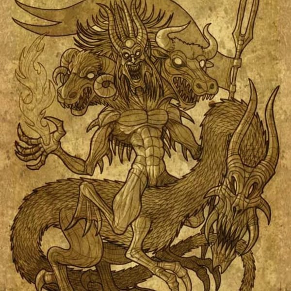 Sigil of Asmoday Sigil of Demons Asmodeus Handmade 3D Ring Solid ...