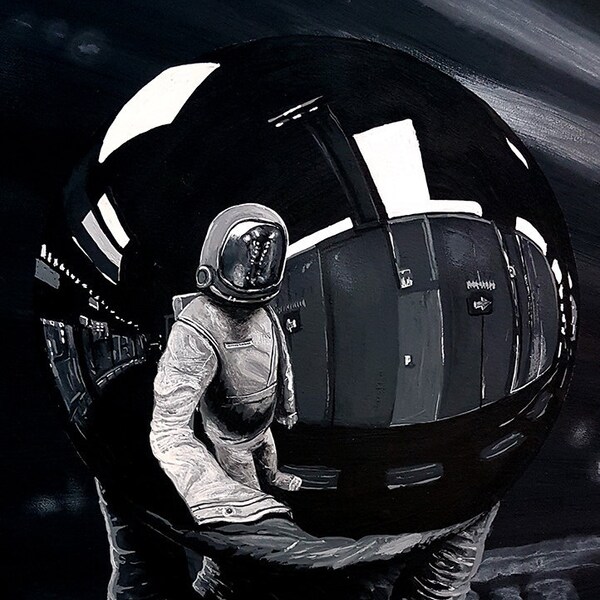 Crystal Iridescent Lamp Colorful Holographic Reflection, Handmade ...