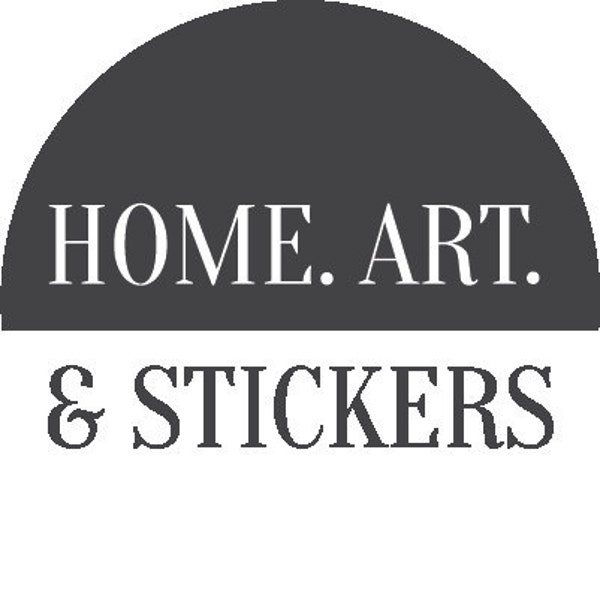 HomeArtStickers - Etsy