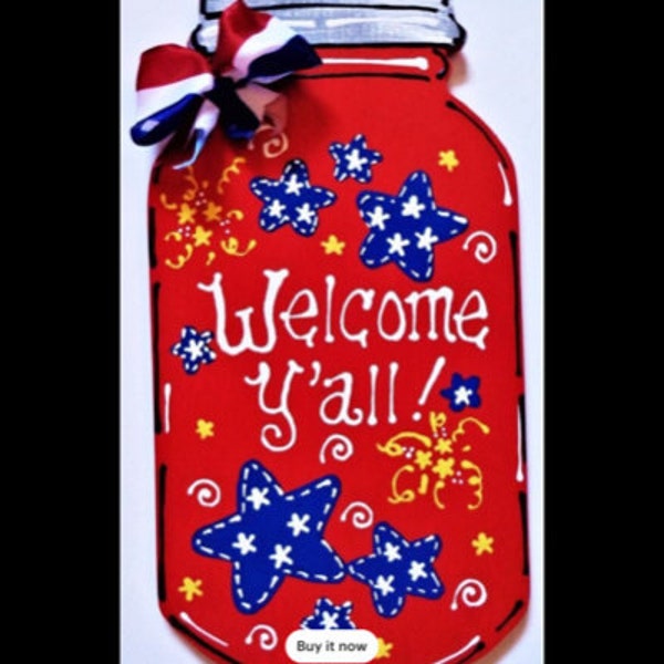 Welcome Spring VINTAGE STYLE TRUCK Sign Wall Door Hanger Hanging Wall ...