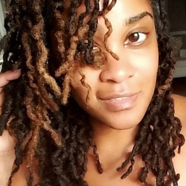 Fusion Loc Extensions Handmade 100% Human Hair 10 Locs per Bundle - Etsy