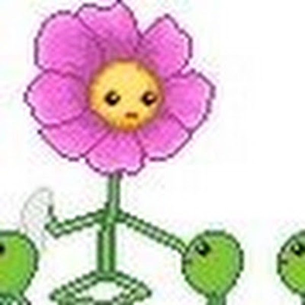 Flower Garden Alphabet Machine Embroidery Design Package, Floral ...