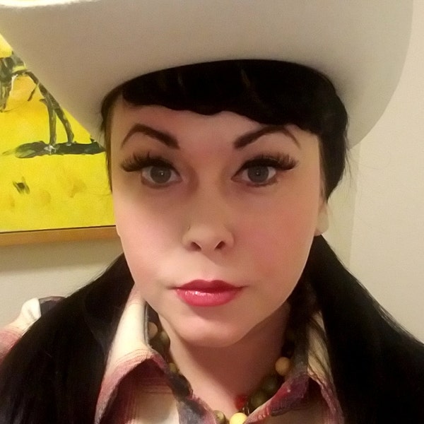 1950s ATOMIC Hairstyle Book Create 50s Long Hairstyles Ingerid 1957 ...