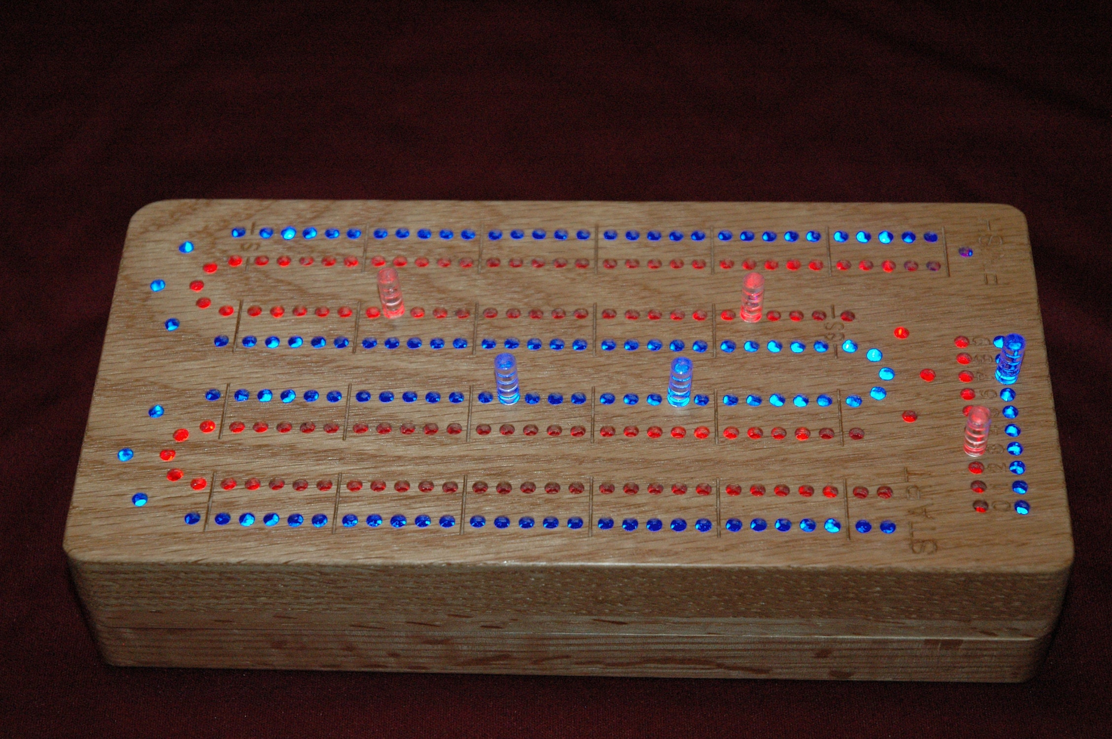 LightedCribbageBoard - Etsy