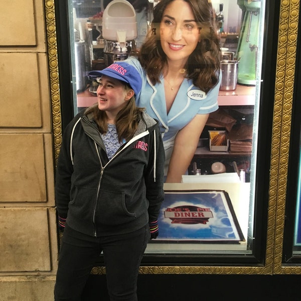 Blue and White Diner Waitress Uniform DRESS Hostess Retro Pinup ...