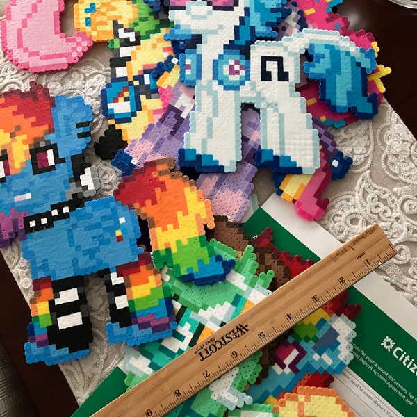 Derpy Hooves/bubbles/muffins Mlp Perler Fuse Beads default or Mail ...