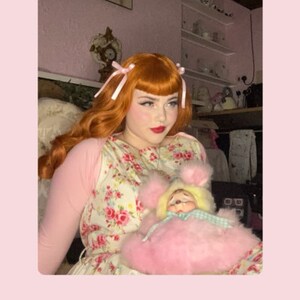 Alice Dress in Strawberry Cotton Handmade, Ethical, Size Inclusive ...