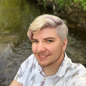 Hexagon Cut Blue Sapphire Ring Unique Rose Gold Engagement Ring ...