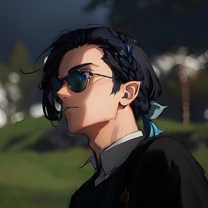 PNGTUBER LORD Vtuber 5 Expressions Lord Premade Png Tuber Male Streamer ...