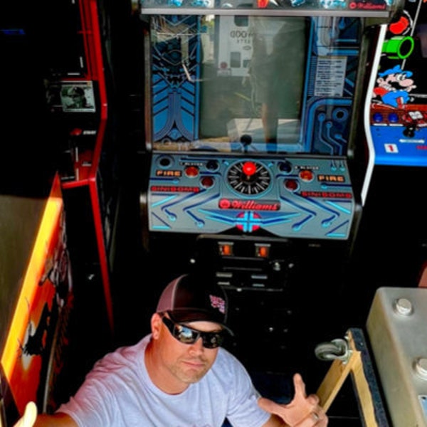 GALAGA Arcade Cabinet Graphics for Reproduction Marquee CPO Side Art ...