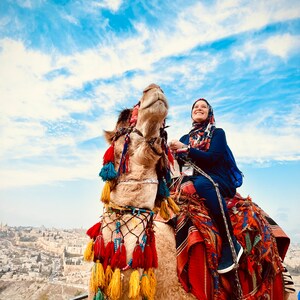 Palestinian Rose Garden Tatreez Thobe. Henna Thobe. Pink/green ...