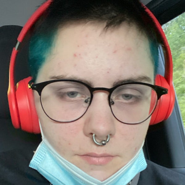 Front Facing Allan Smiling Friends Sticker Waterproof Adult Swim Decal Allan Red From Smiling ...