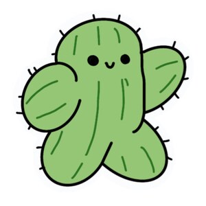 35x Cute Chibi Green Cactus Plant Twitch Discord Mixer Youtube Emotes ...