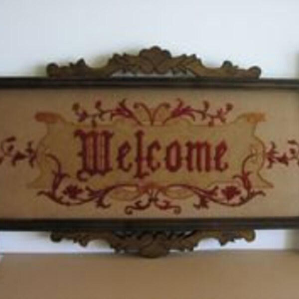 Victorian Motto Sampler Home Sweet Home Punched Paper KIT TO STITCH ...