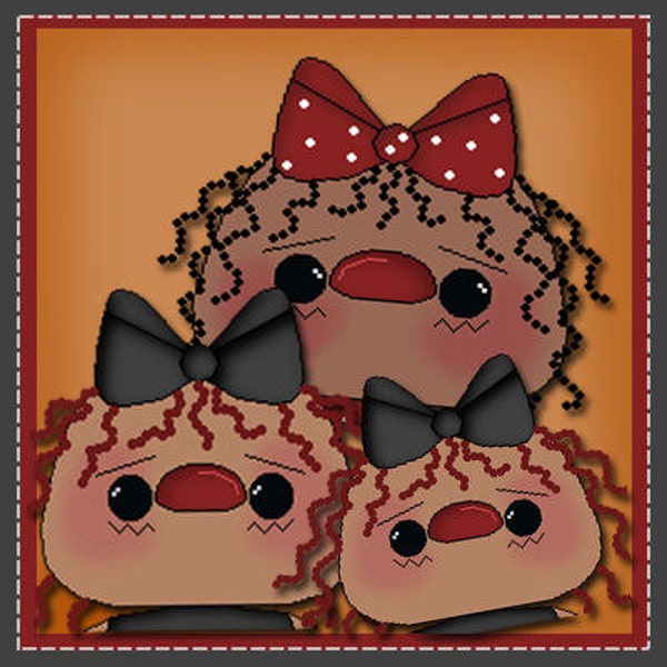 Cute Ghost Sewing Pattern Pdf. Ghost Rag Doll Pattern Halloween Nursery ...