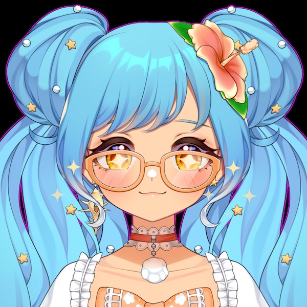 Ocean Cake Series, Vtuber Cake, Birthday Stream, Vtuber Birthday ...