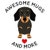 Double Trouble Twice the Fun Border Collie Print | Customised Dog ...