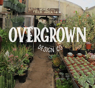 OvergrownDesignCo - Etsy
