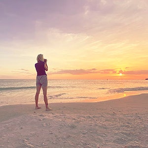Watercolor Intuitive Landscape Original Art 'ponds & Fronds' 12x12 ...