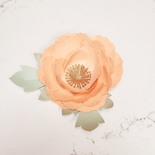 SVG COMBO of Small and Mini Rose Paper Flower Template DIY Cricut and ...