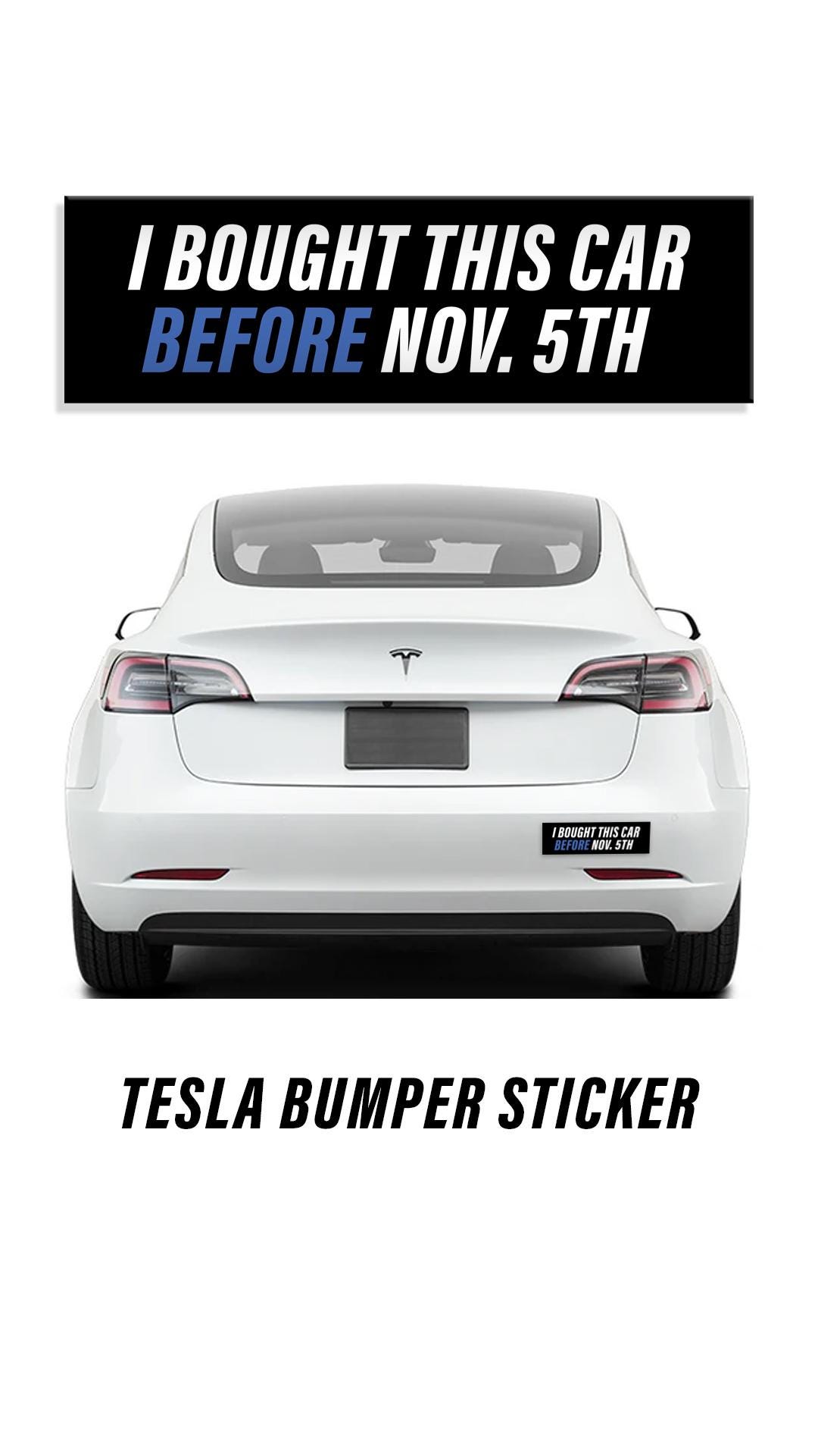 TeslaBumperSticker - Etsy