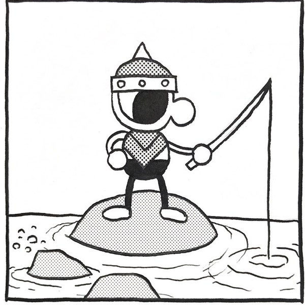 Robbery Etiquette Original Comic Strip - Etsy