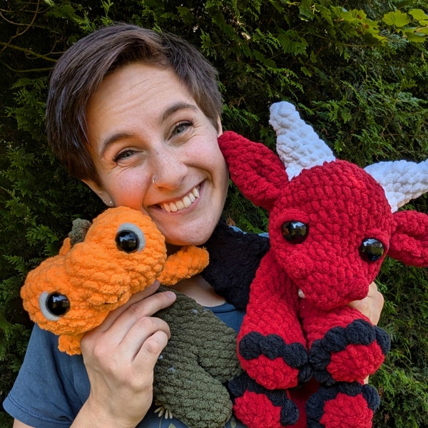 PATTERN BUNDLE: Loch Ness Monsters luna and Lunula / PDF Pattern ...