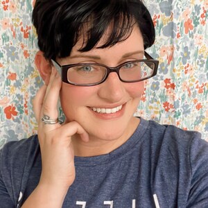 Beaded Blue and White Earrings - Etsy