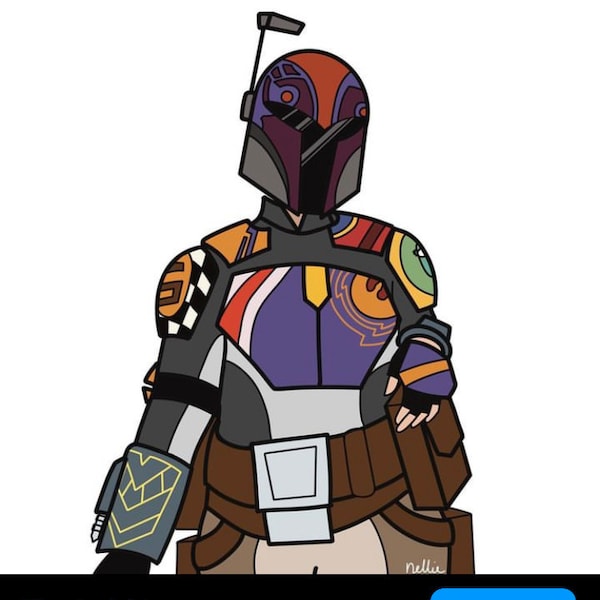 Sabine Wren Jetpack Pattern PDF Templates for Foam Cosplay star Wars ...