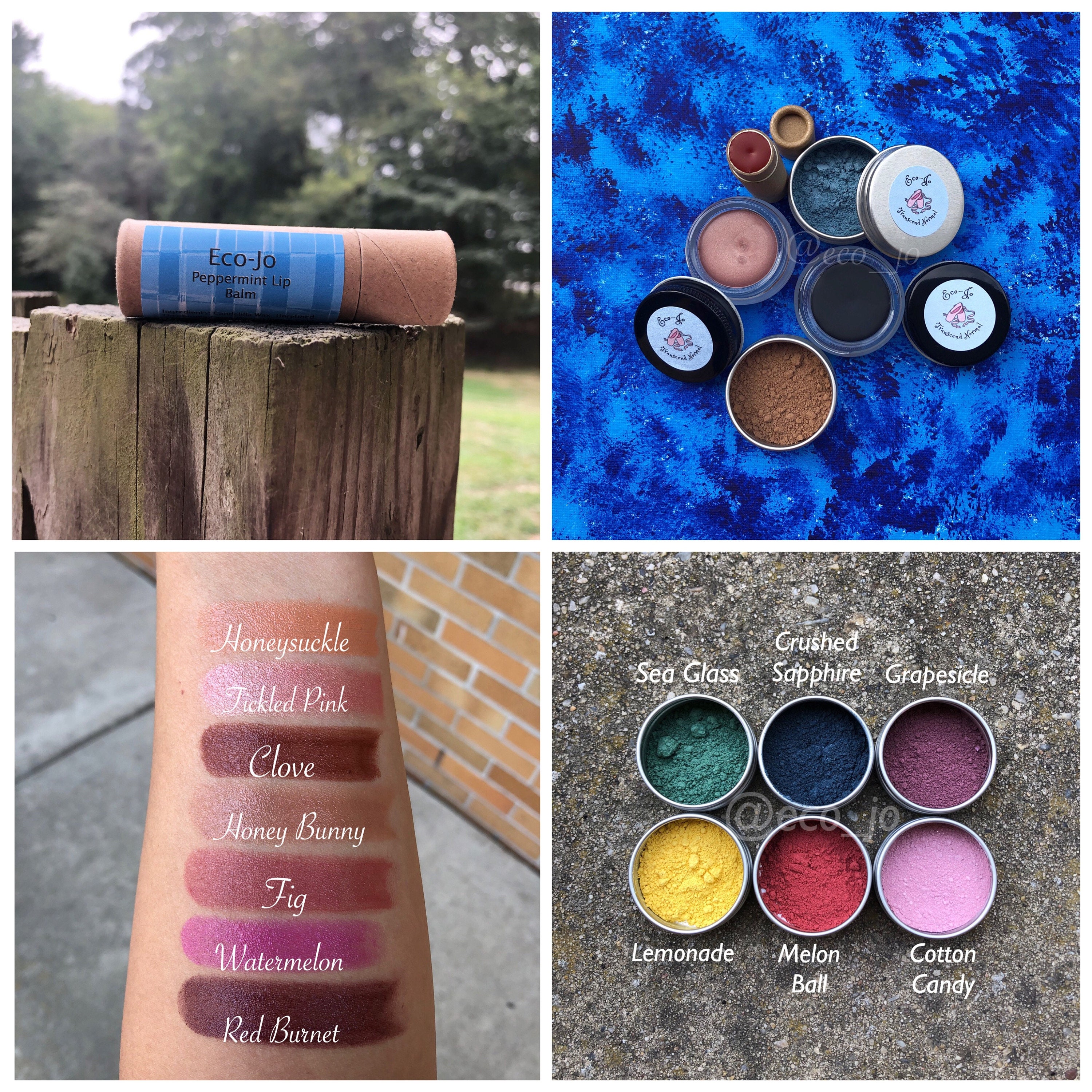 Handmade Cruelty Free Vegan Makeup & Skincare by EcoJo on Etsy