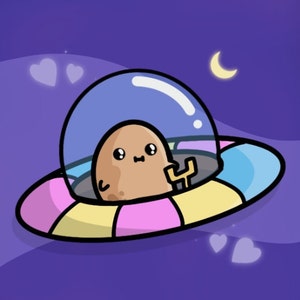 Twitch Sub Badges Fart Potato SET OF 10 Funny Twitch Badges Poop Sub ...