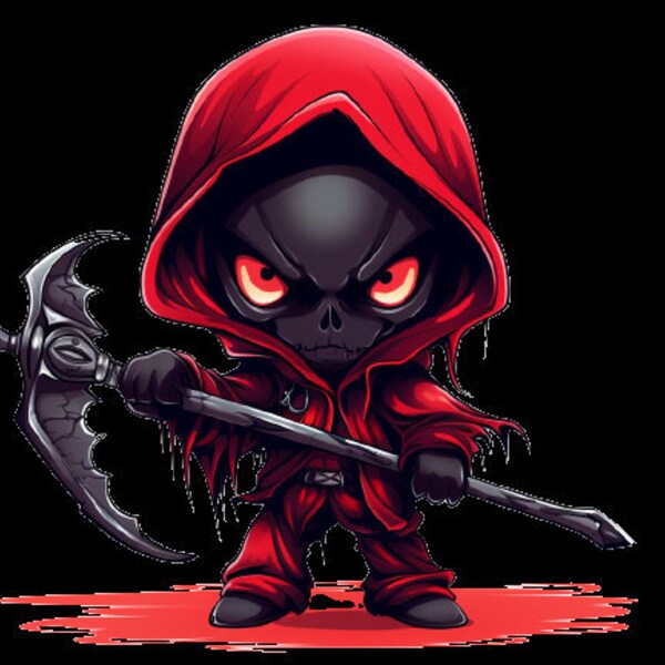Grim Reaper Emotes V3/ Grim Reaper Chibi/ Emotes Discord/ Emotes Twitch ...