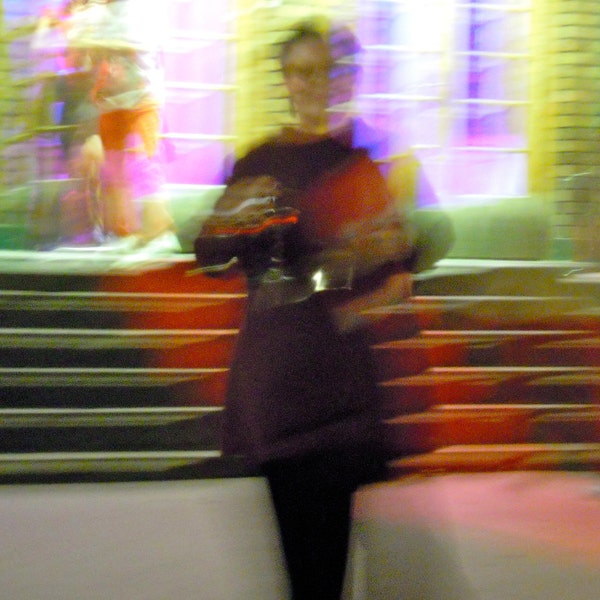 The Song of Hemispheres Felt Chopper Stone Mini Pillow, Fiber Art ...