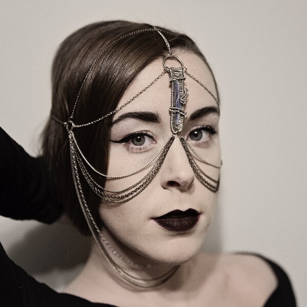 PRE-ORDER Handmade Draped Blush Pink Chiffon Sheer Mesh High Slit ...