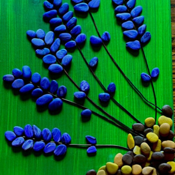 Bulk of 100 Pebbles, Flat & Colorful Genuine Beach Stones, Medium to ...