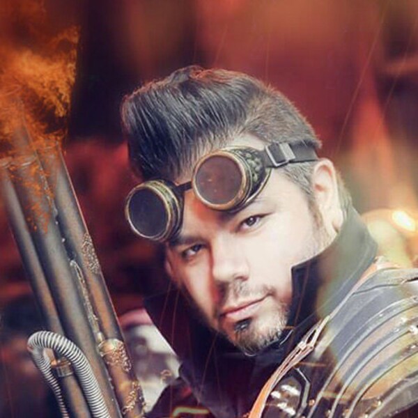 Steampunk Fantasy Medieval Vampire Armor Shoulder Cosplay Scroll ...