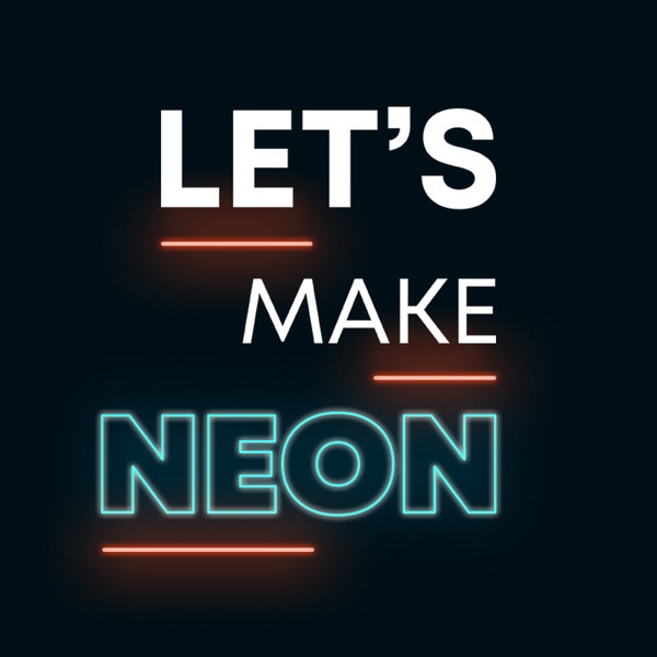 Create Your Own LED Neon Sign: Word, Sentence, Logo Custom Neon Sign ...