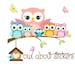 Spring Owls Clipart, Clipart Commercial Use, Vector Graphics, Digital ...