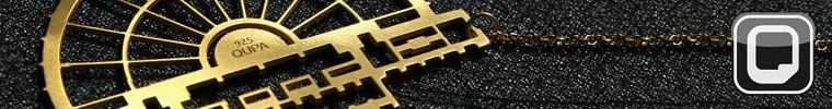 Jewelry inspired by architectural floor plans by QUPA on Etsy